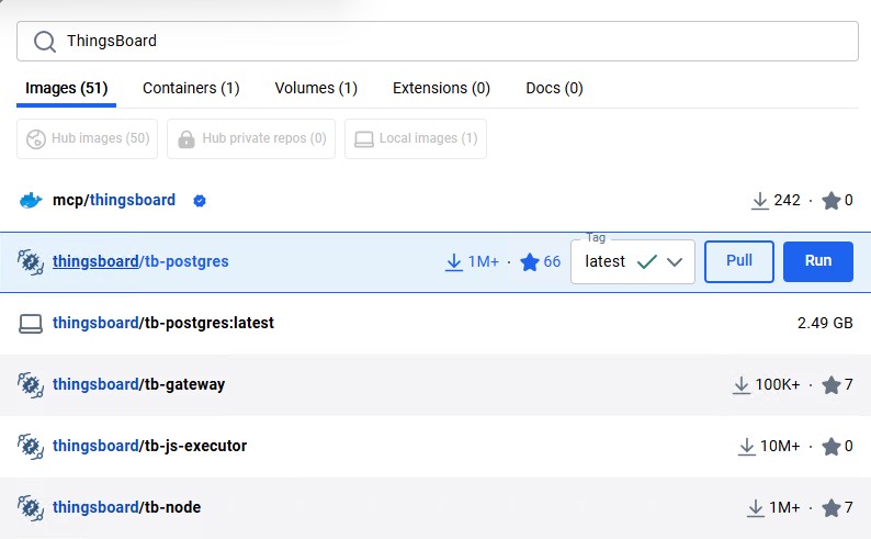 「Docker, ThingsBoard」を使ってみた。